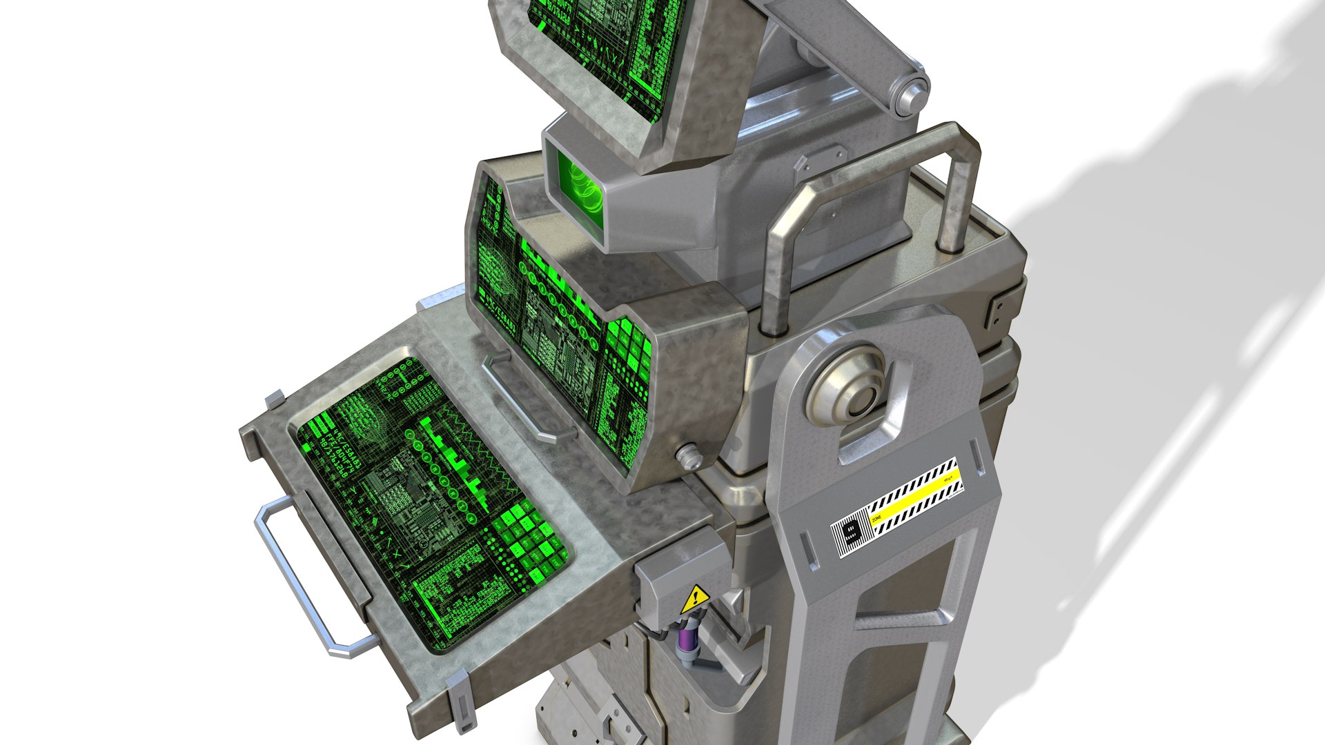 3D Scifi Terminal - TurboSquid 2104522