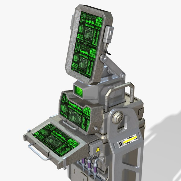 modelo 3d Terminal de ciencia ficción - TurboSquid 2104522