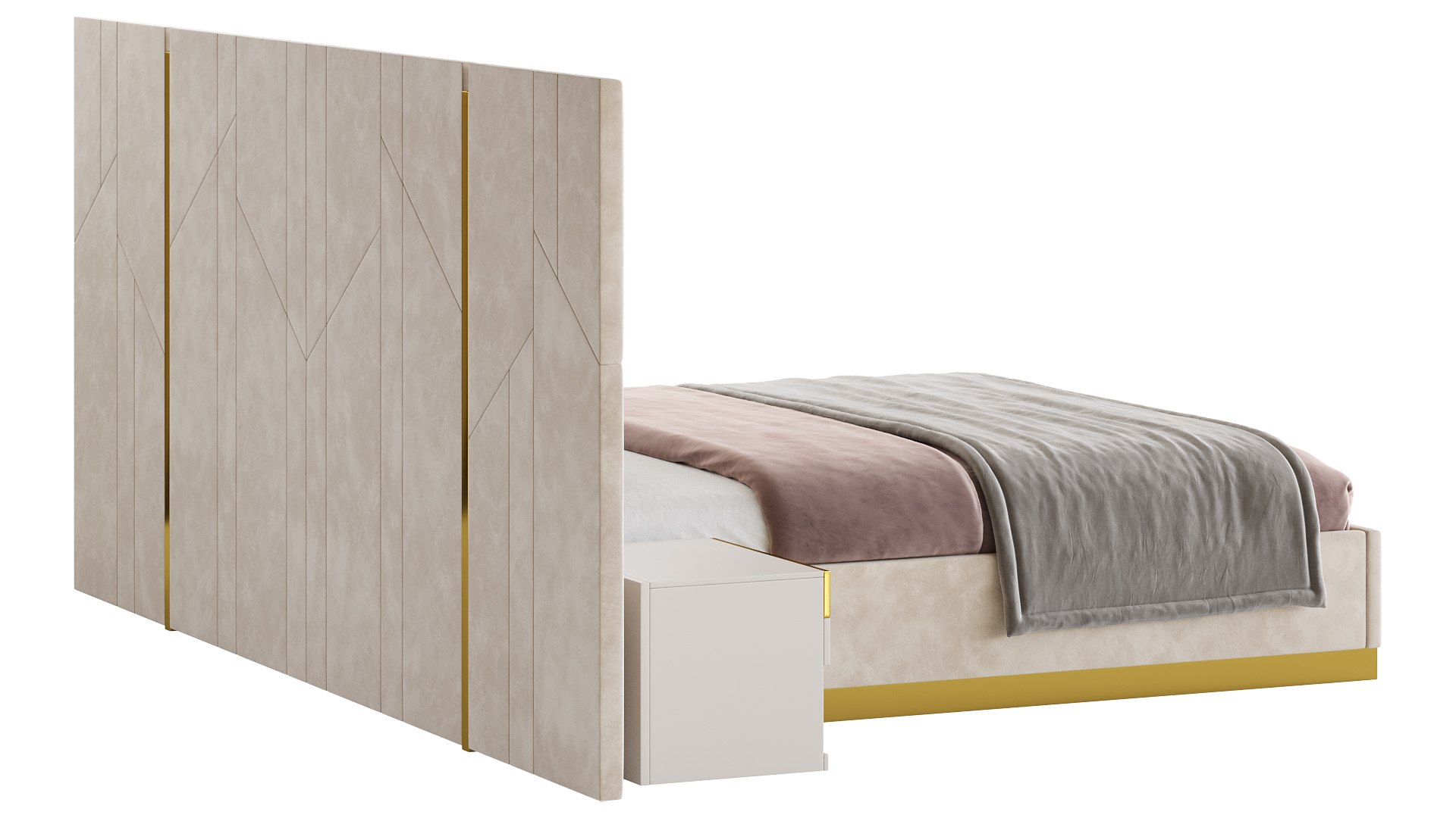 Vercelli Bed Model - TurboSquid 2209902