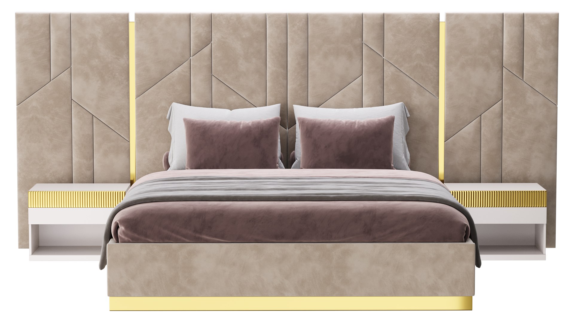 Vercelli Bed Model - TurboSquid 2209902