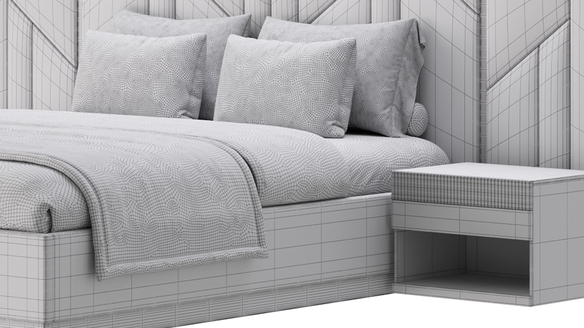 Vercelli Bed Model - TurboSquid 2209902