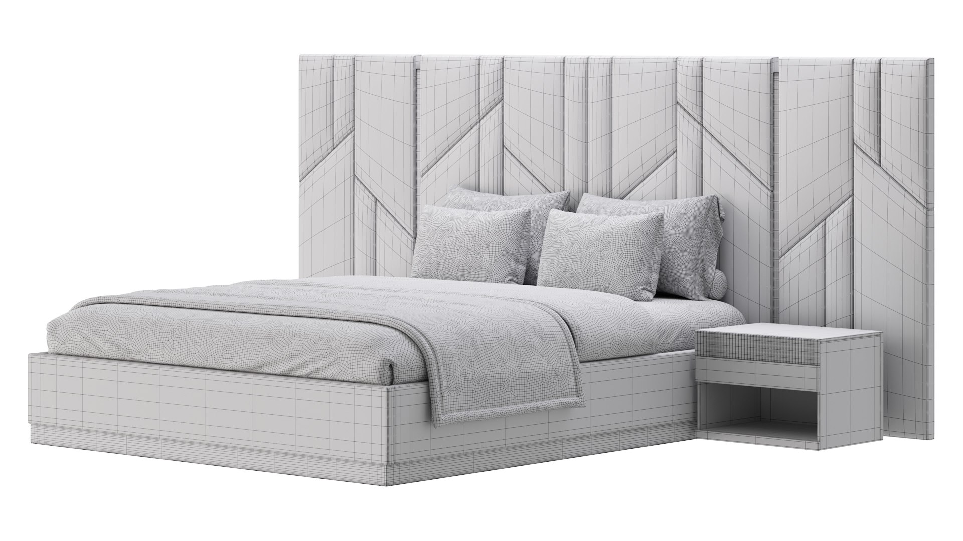Vercelli Bed Model - TurboSquid 2209902