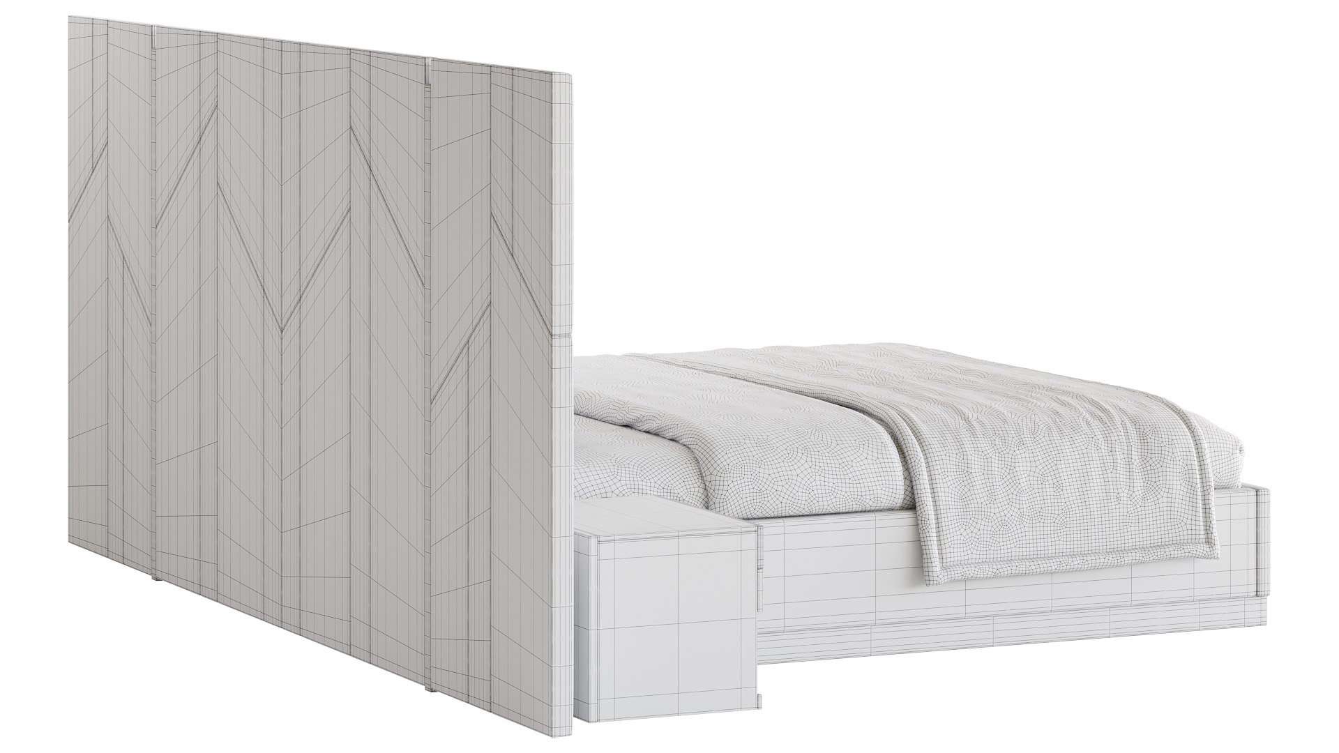 Vercelli Bed Model - TurboSquid 2209902