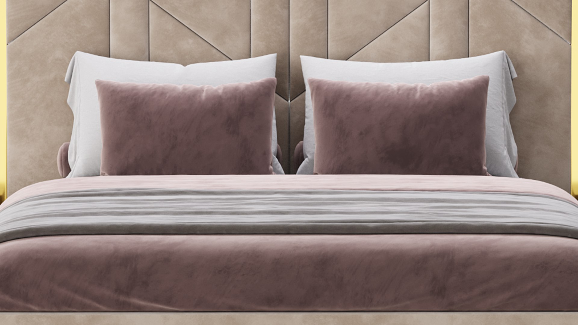 Vercelli Bed Model - TurboSquid 2209902