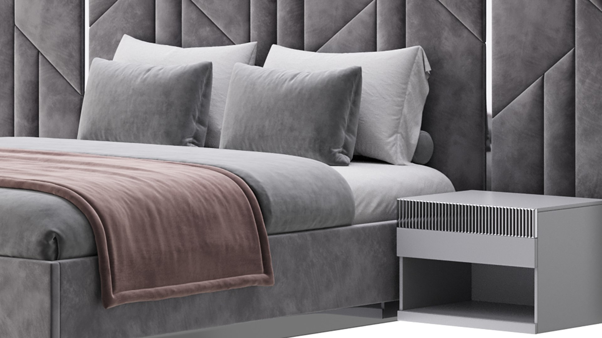Vercelli Bed Model - TurboSquid 2209902