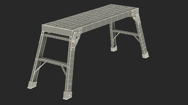 3D Portable Work Platform Stand model - TurboSquid 2004710