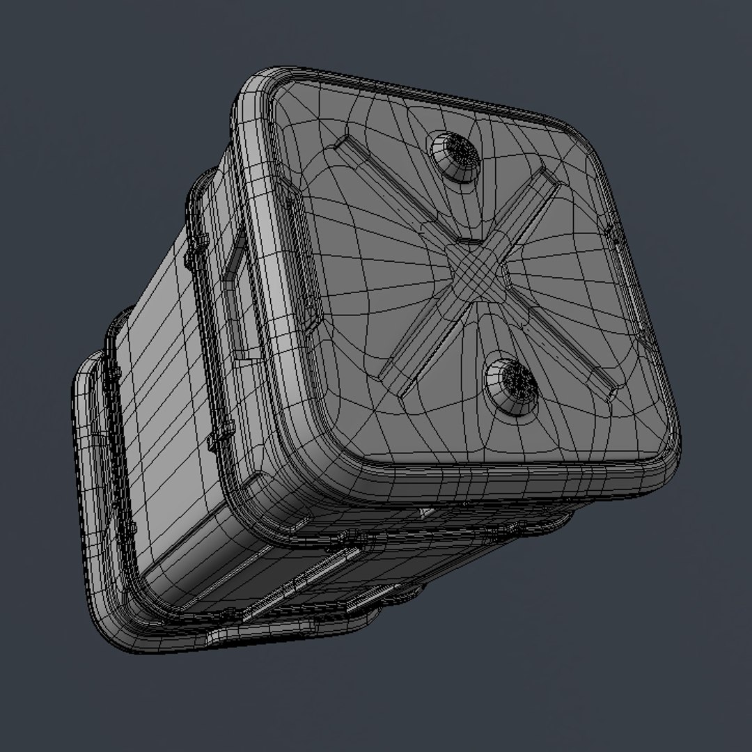 futuristic barrel 3d model