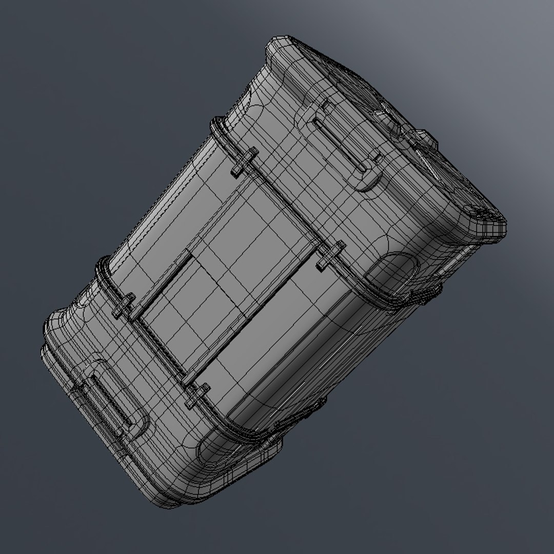 futuristic barrel 3d model
