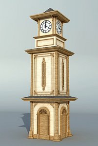 3D Clock Tower Models - Browse & Download Formats - TurboSquid