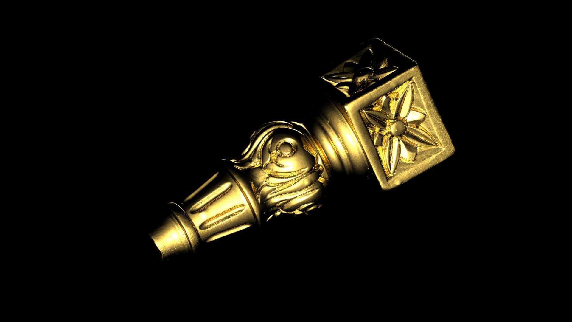 3D CARVED LATHE 17 - TurboSquid 2113807