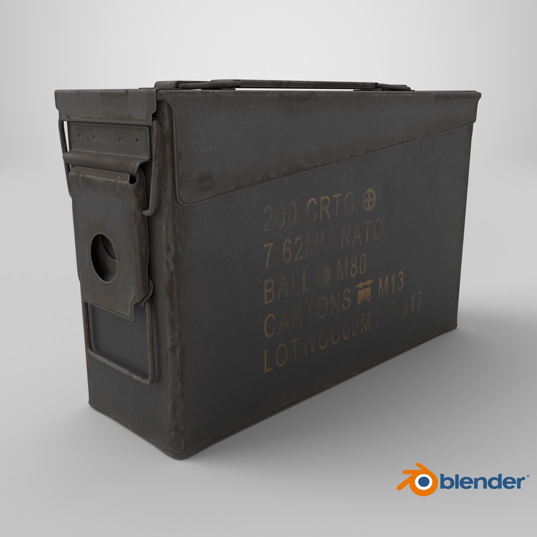 Ammo Box(1) 3D Model - TurboSquid 2355627