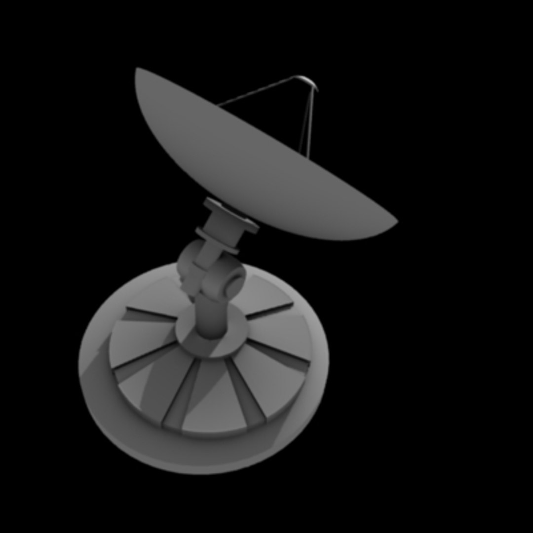 Free Radar Dish 3d Model