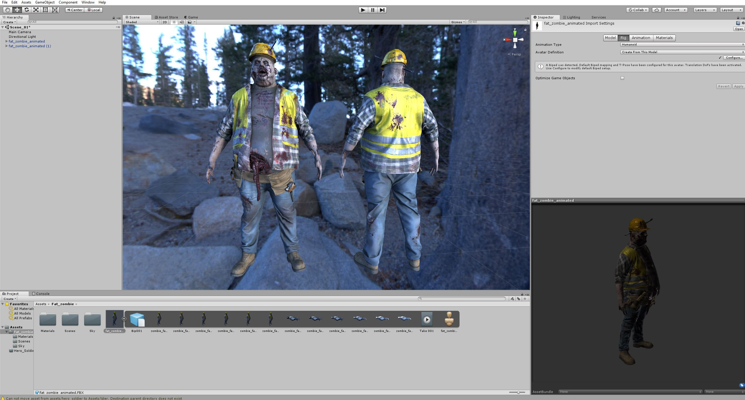 fat zombie character max