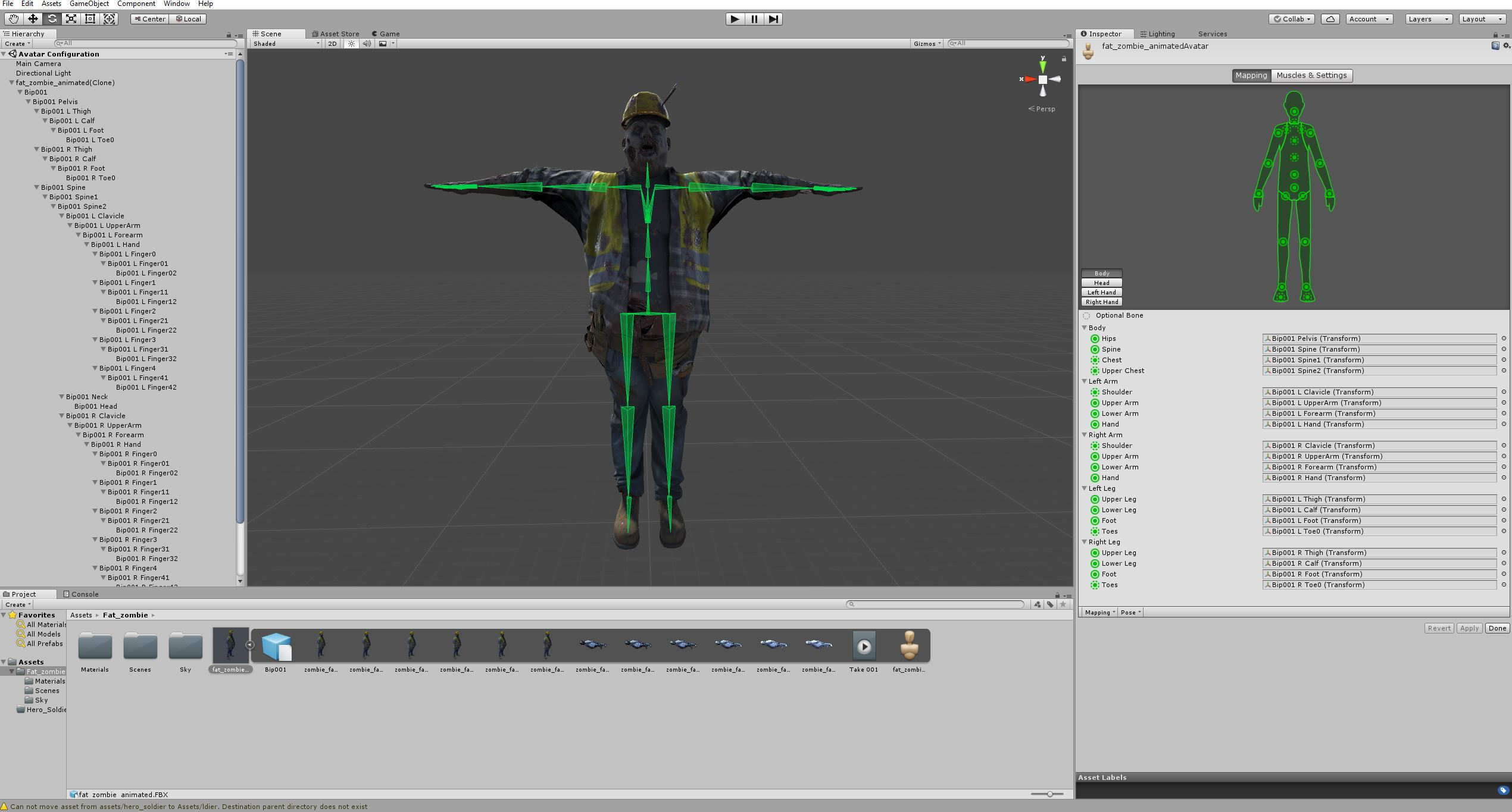 fat zombie character max