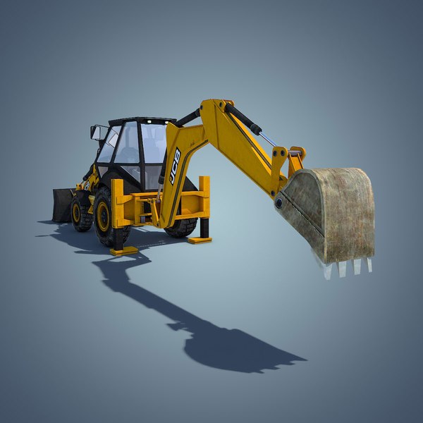 3D backhoe loader rigged model - TurboSquid 1245991