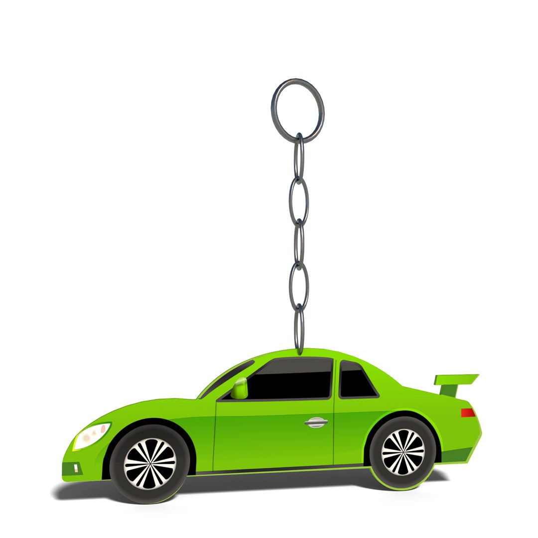 Car Keychain 3D Model - TurboSquid 2093924