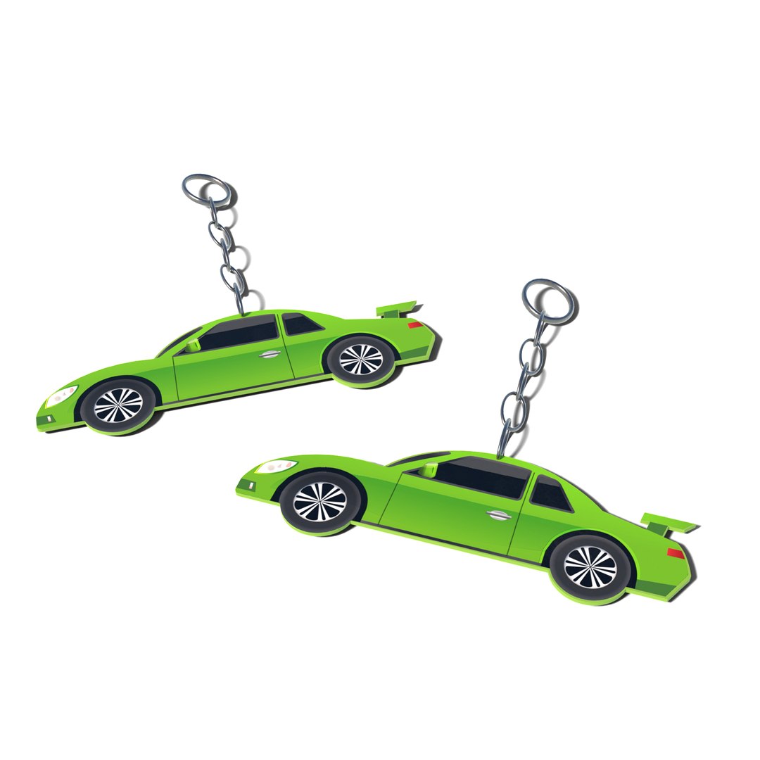 Car Keychain 3D Model - TurboSquid 2093924