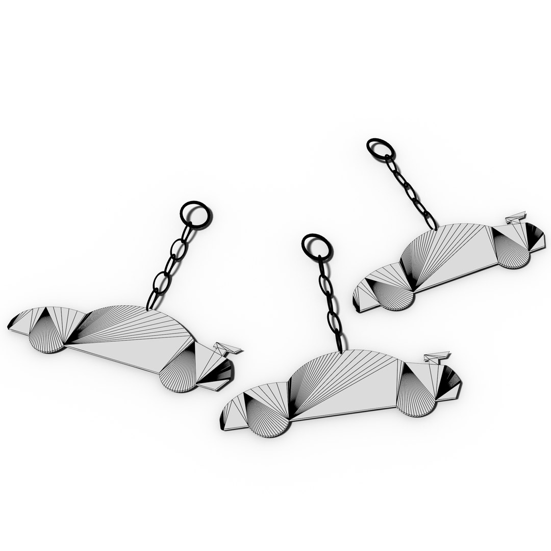 Car Keychain 3D Model - TurboSquid 2093924