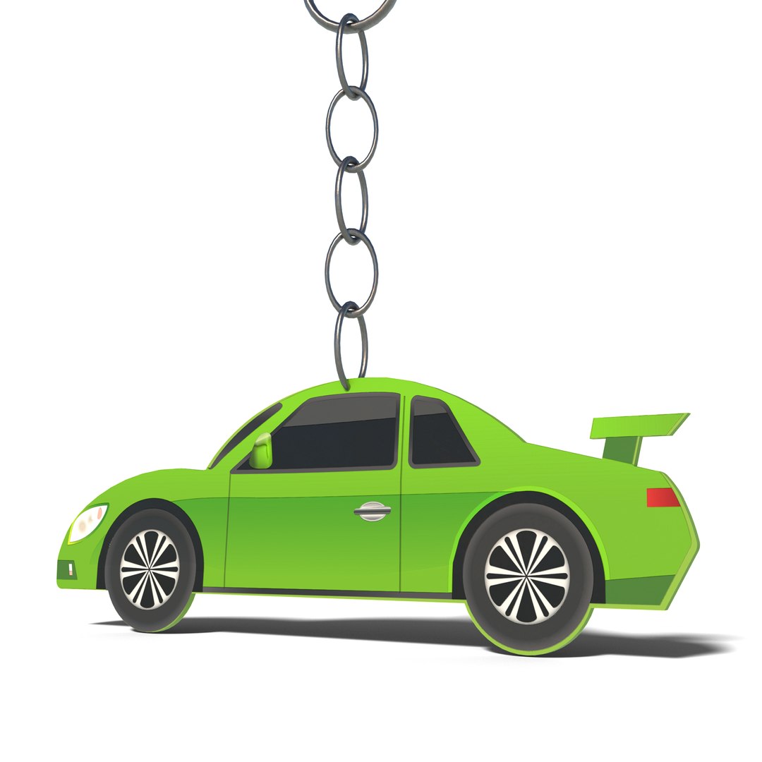 Car Keychain 3D Model - TurboSquid 2093924