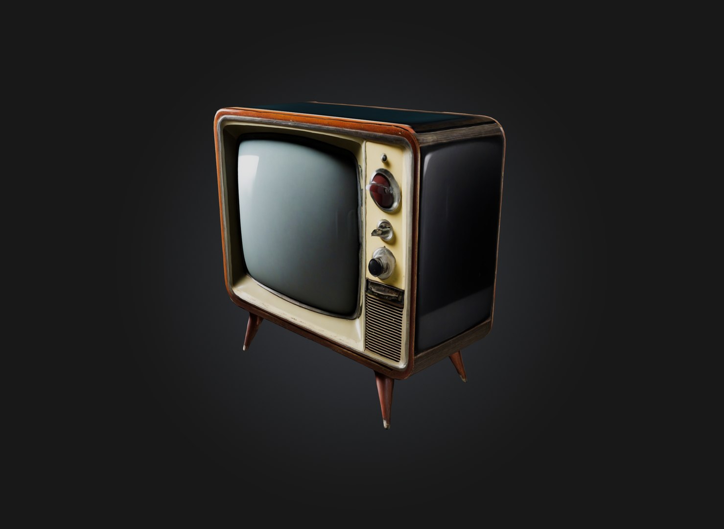 3D Model Old Television Model - TurboSquid 2288174