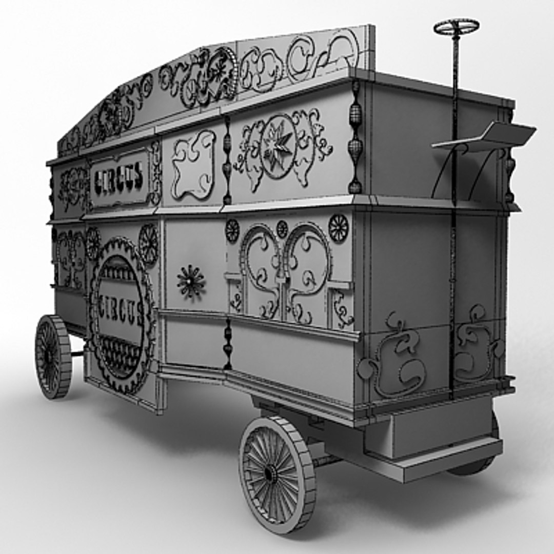 Maya Old Circus Trailer