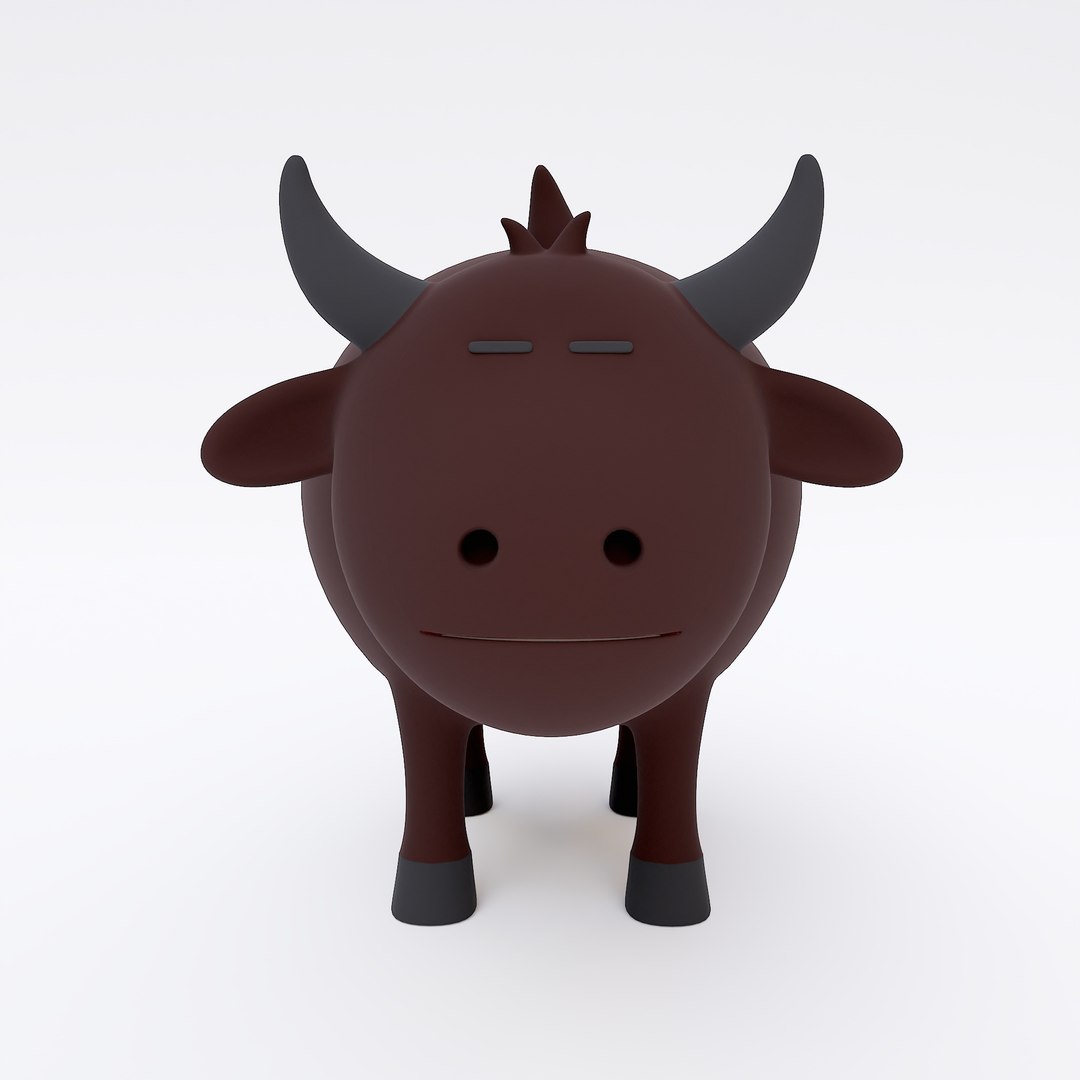 3D Buffalo Toon Animal 3d Model - TurboSquid 1996997