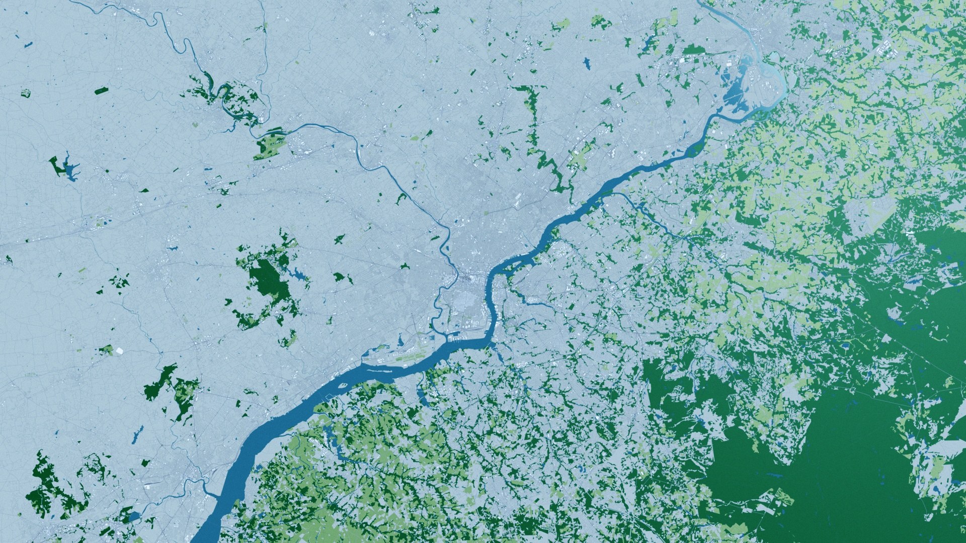 3D philadelphia city terrain - TurboSquid 1401298