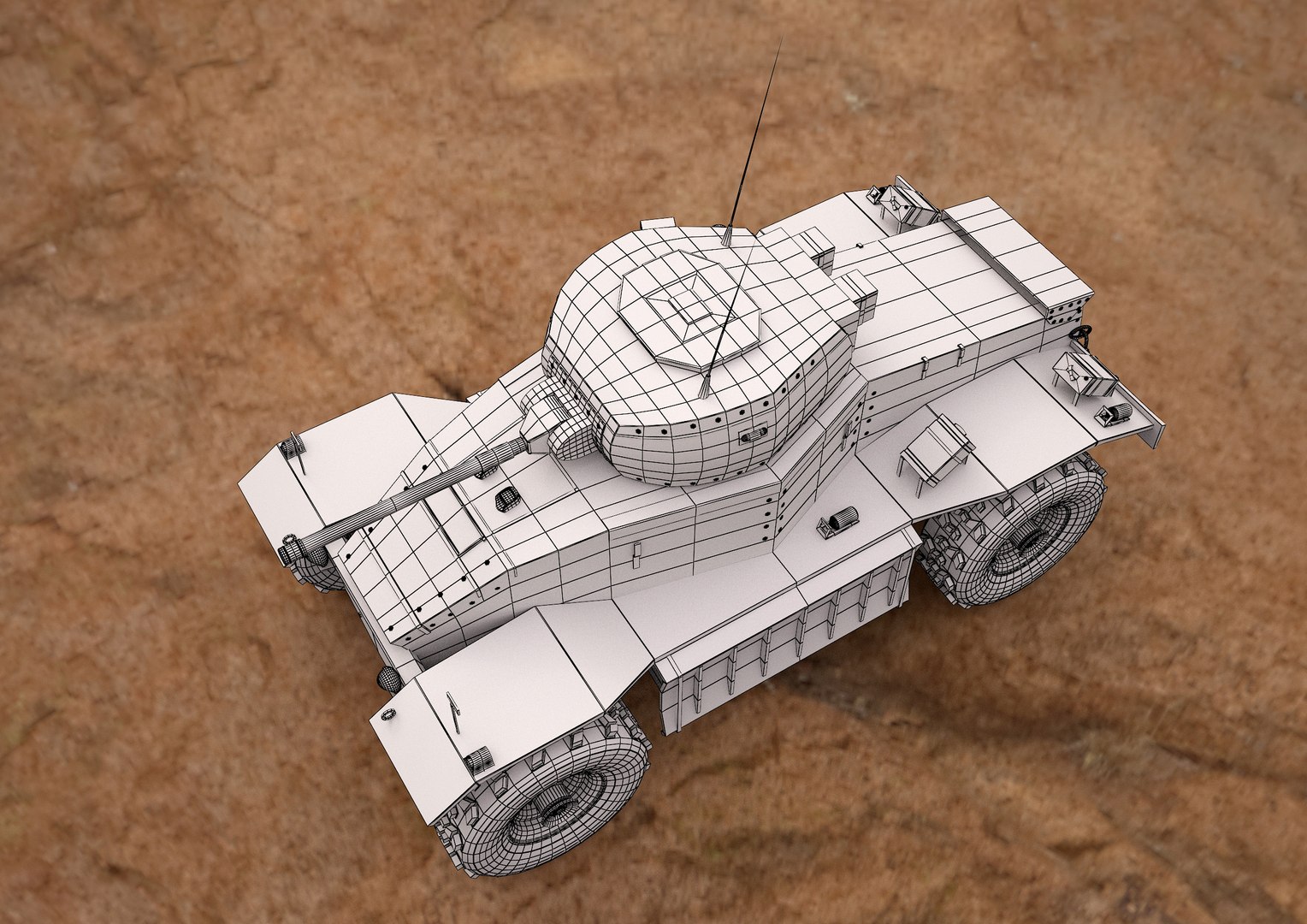 3D Aec Military Vehicle Model - TurboSquid 1558685