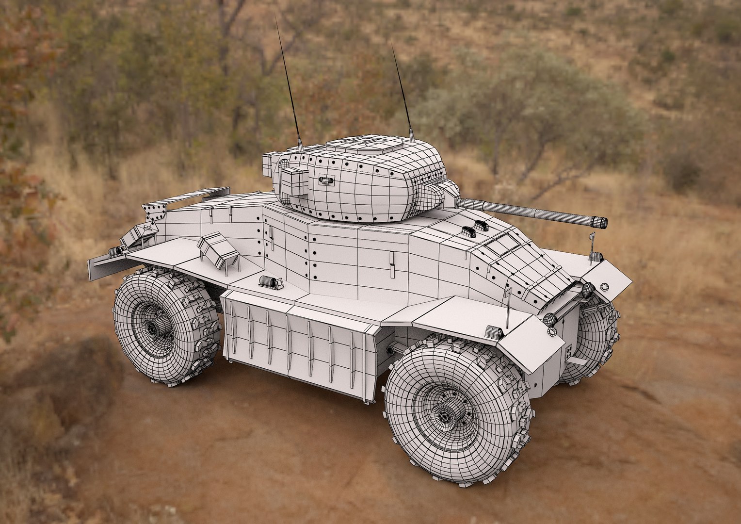 3D Aec Military Vehicle Model - TurboSquid 1558685
