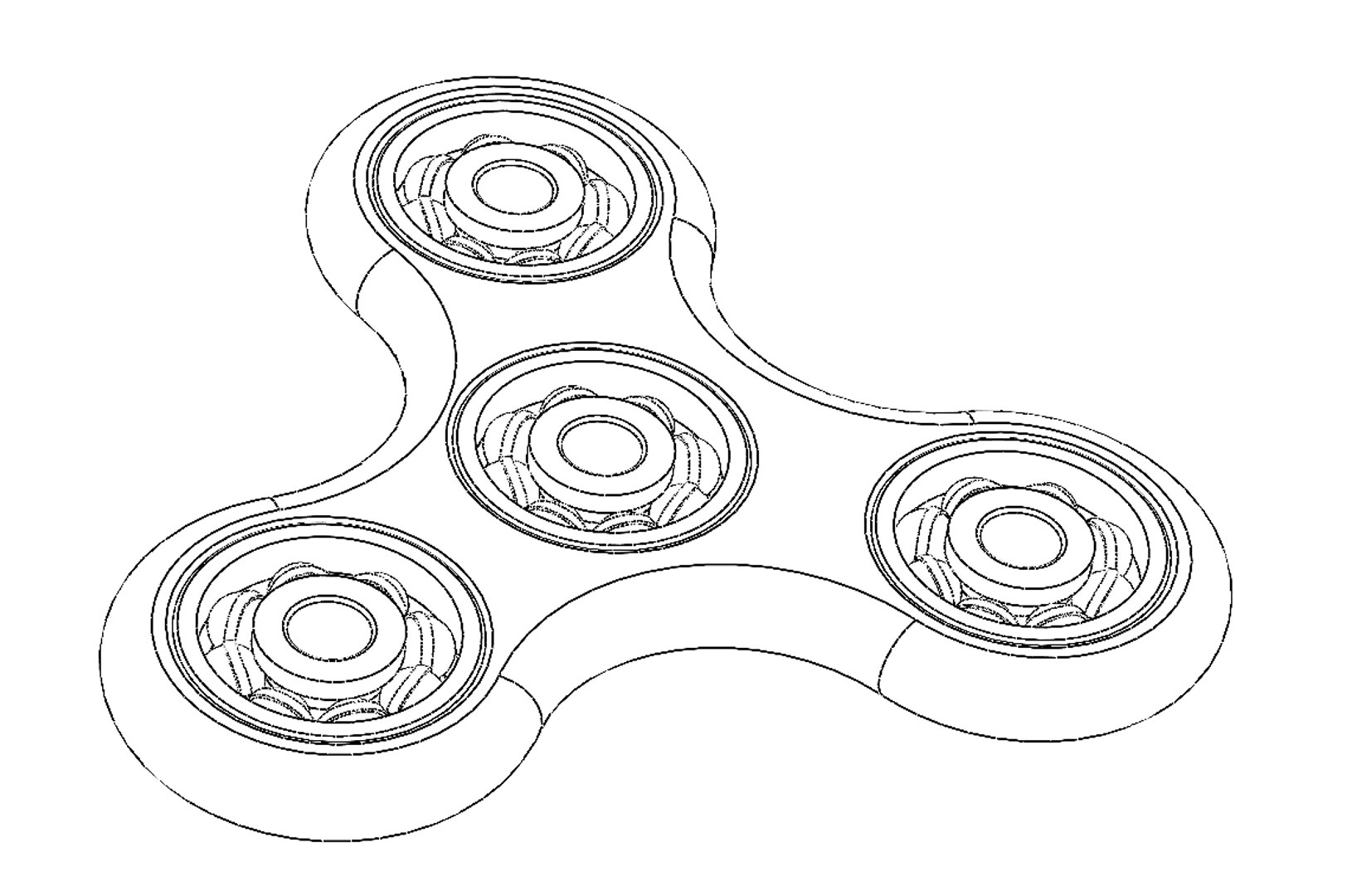 3D Fidget Spinner - TurboSquid 1643453