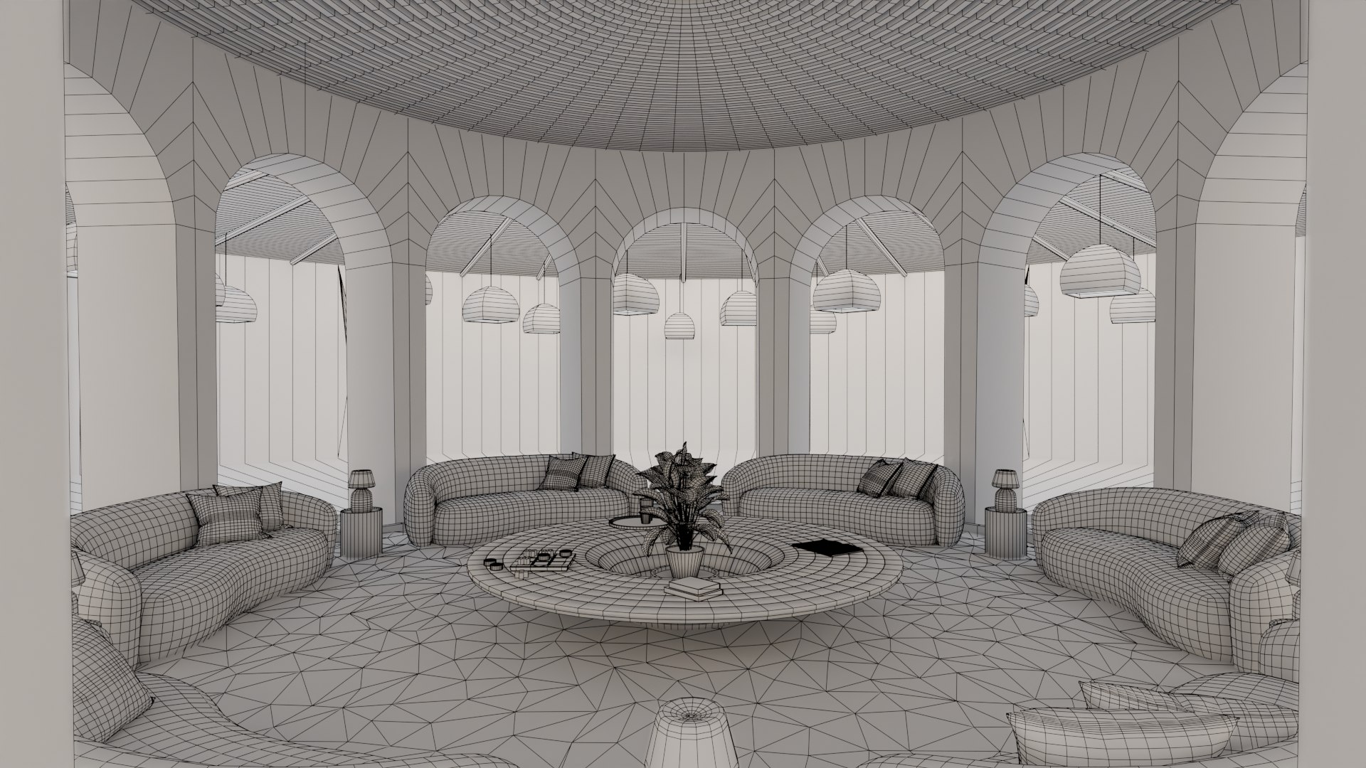 3D Metaverse Environment 03 - Baked Low-poly 3D Model - TurboSquid 2405631