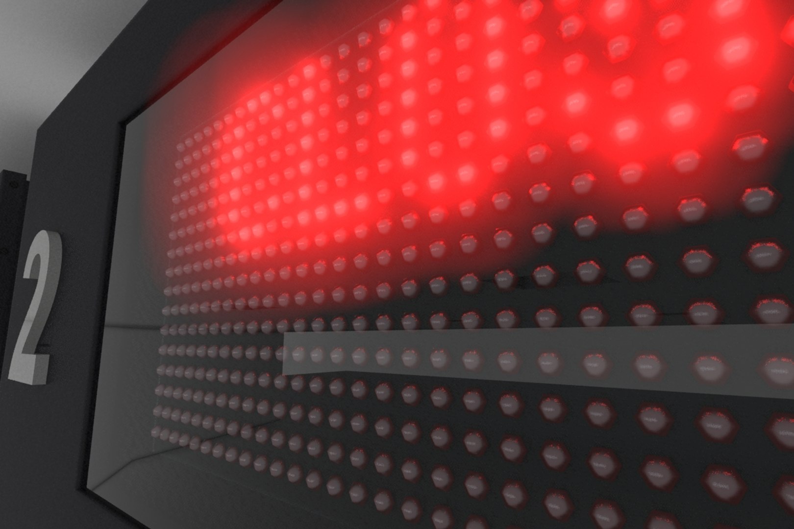 3d Model Led Display Board