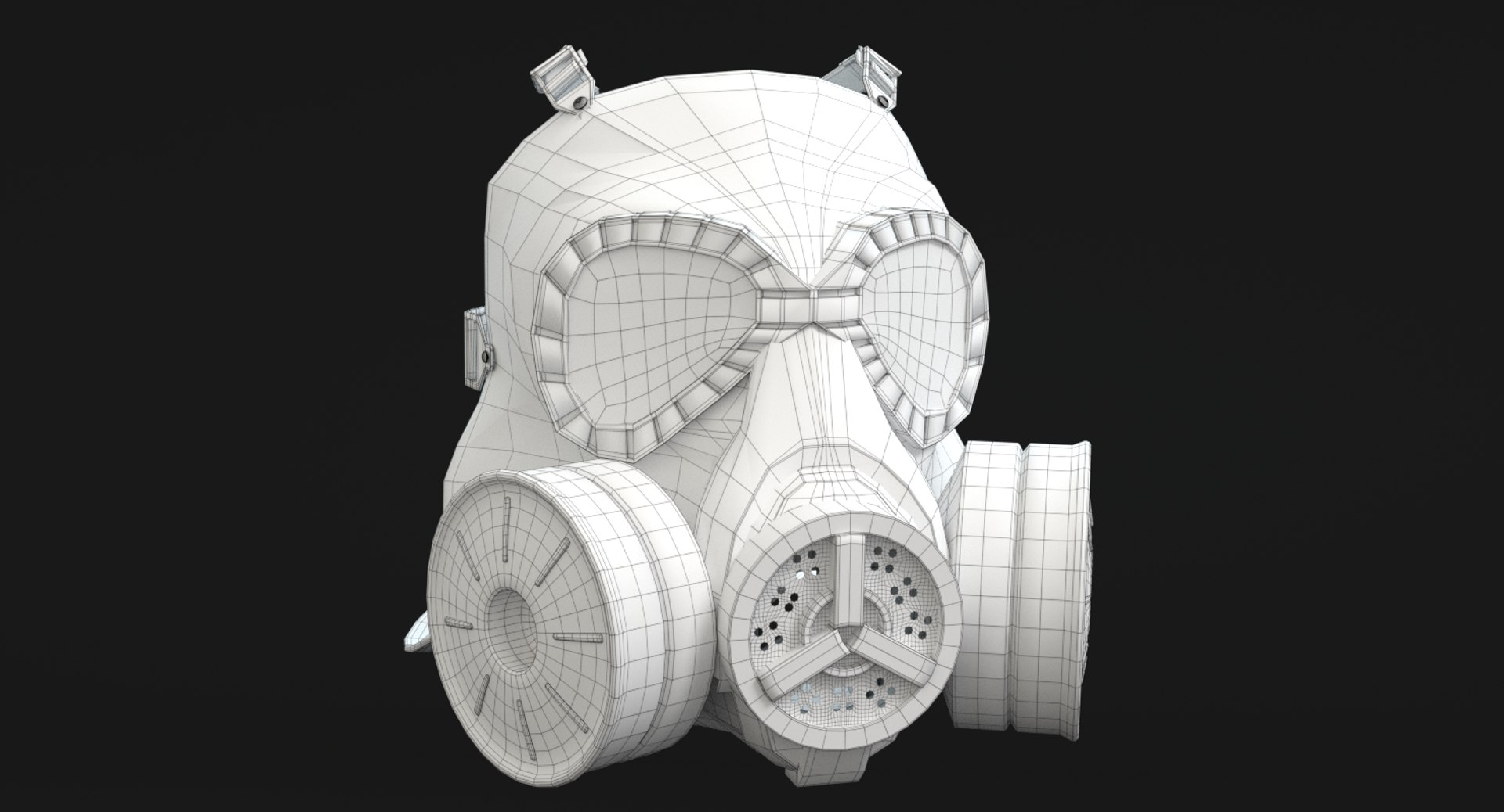 Gas Mask 3d Model