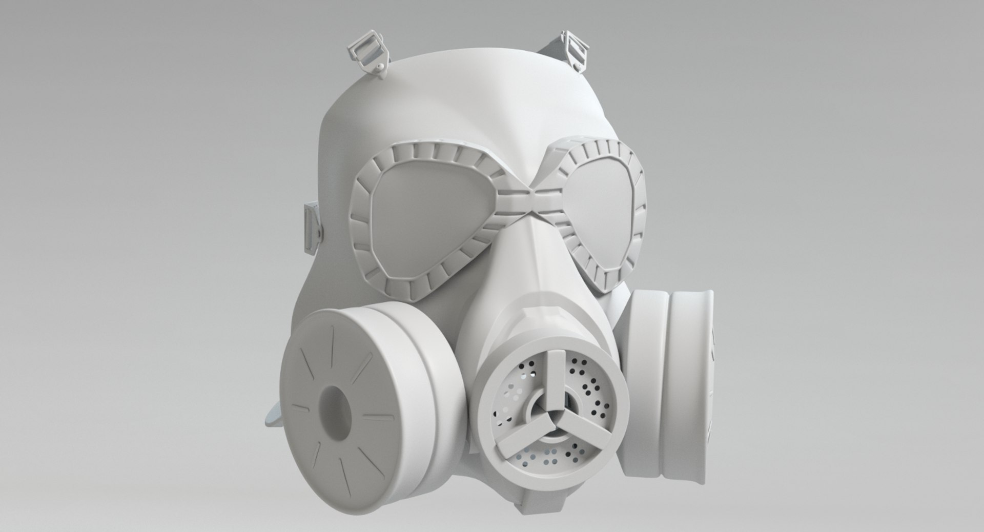 Gas Mask 3d Model