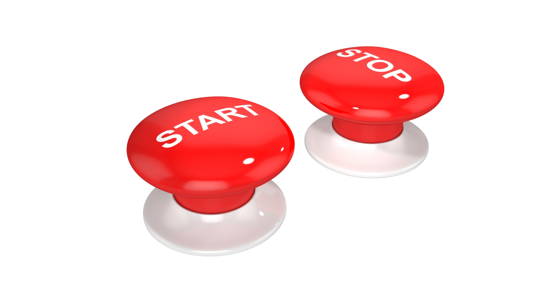 Button Start Stop Model - TurboSquid 1523954