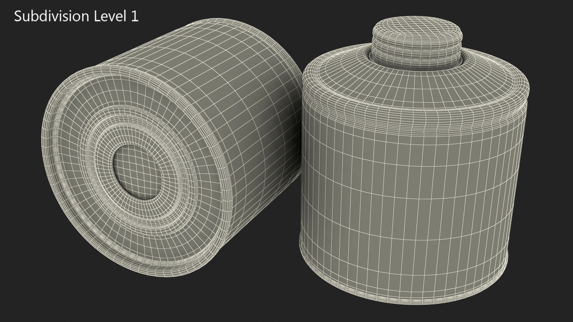 3D Gas Mask Filter Canister Model - TurboSquid 1568470