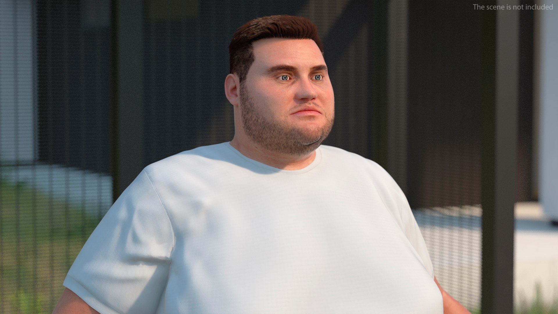 Fat Man Fur Model - TurboSquid 2228399