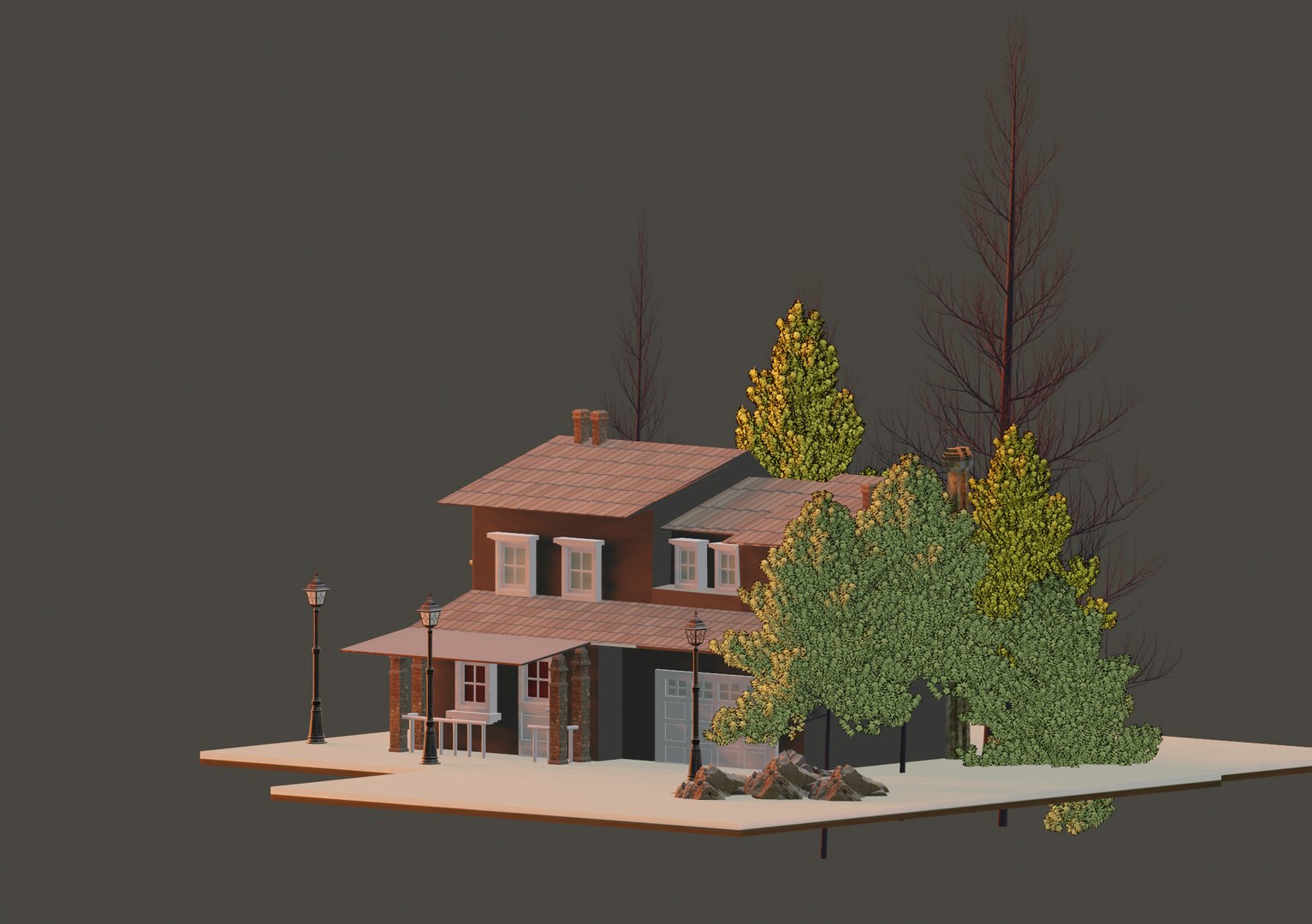ENVIRONMENT US HOME 3D Model - TurboSquid 2239481