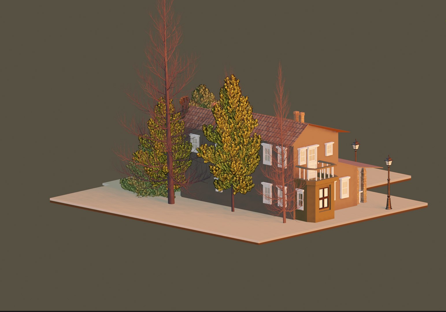 ENVIRONMENT US HOME 3D Model - TurboSquid 2239481