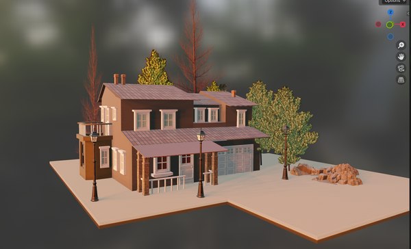 환경 미국 홈 3D 모델 - TurboSquid 2239481