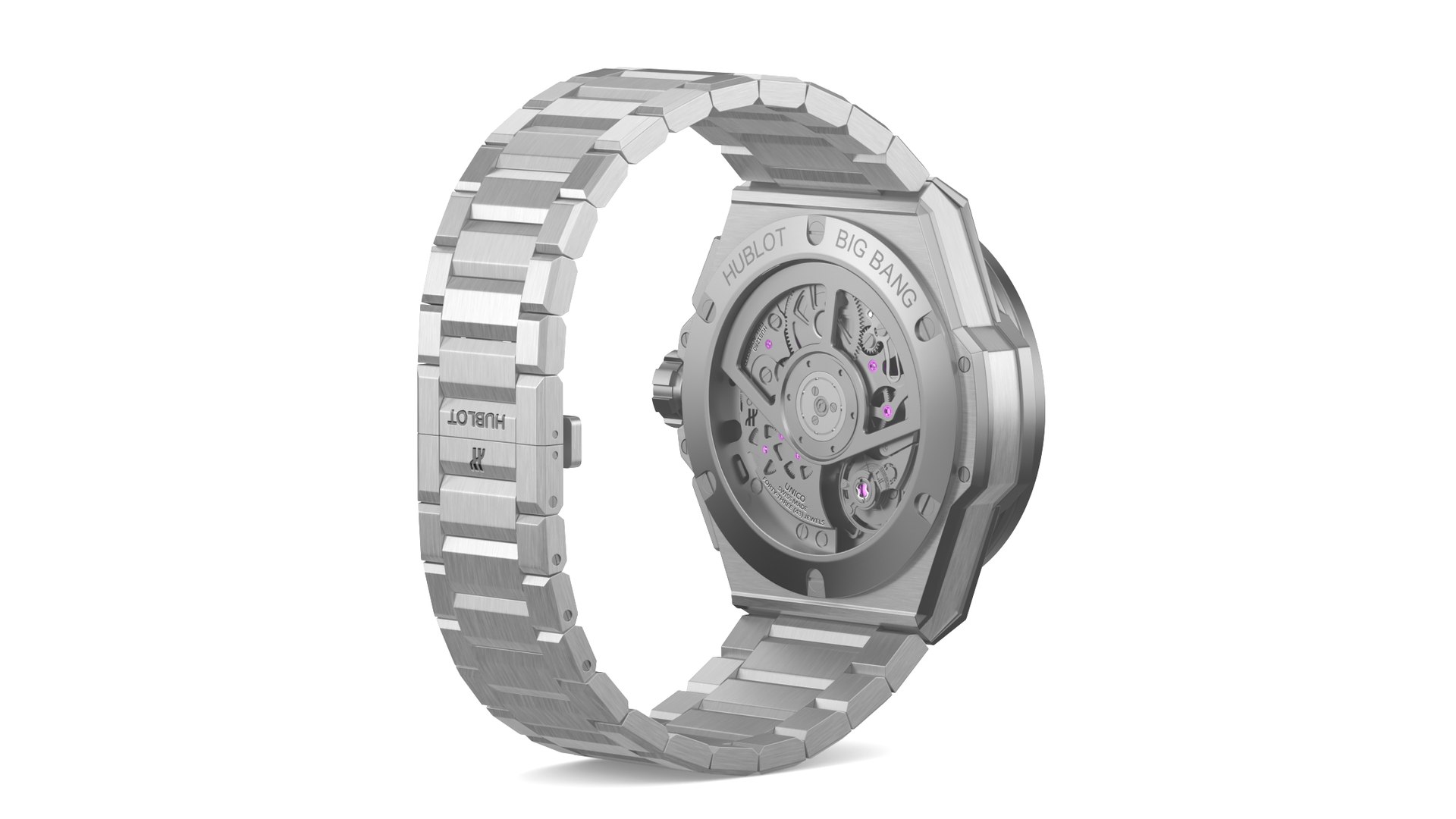 All The Colors Of The Hublot Big Bang Integranted 42mm - 3ds Max ...