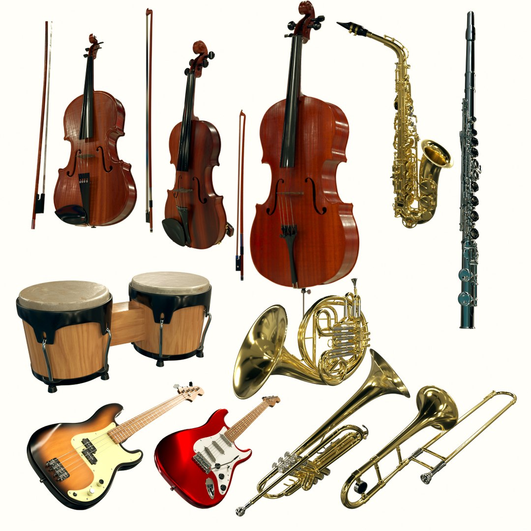 3D model instrument 1 musical - TurboSquid 1654302