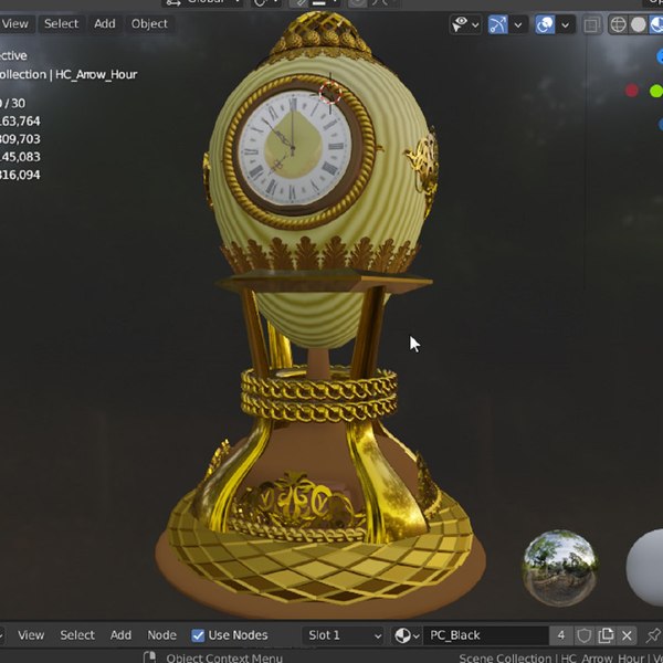 modelo 3d art clock - TurboSquid 2069326