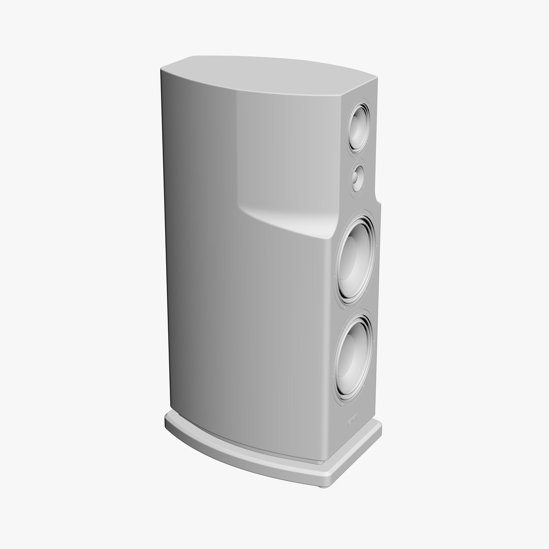 Canton Reference 1K Piano Gloss White 3D - TurboSquid 2112798