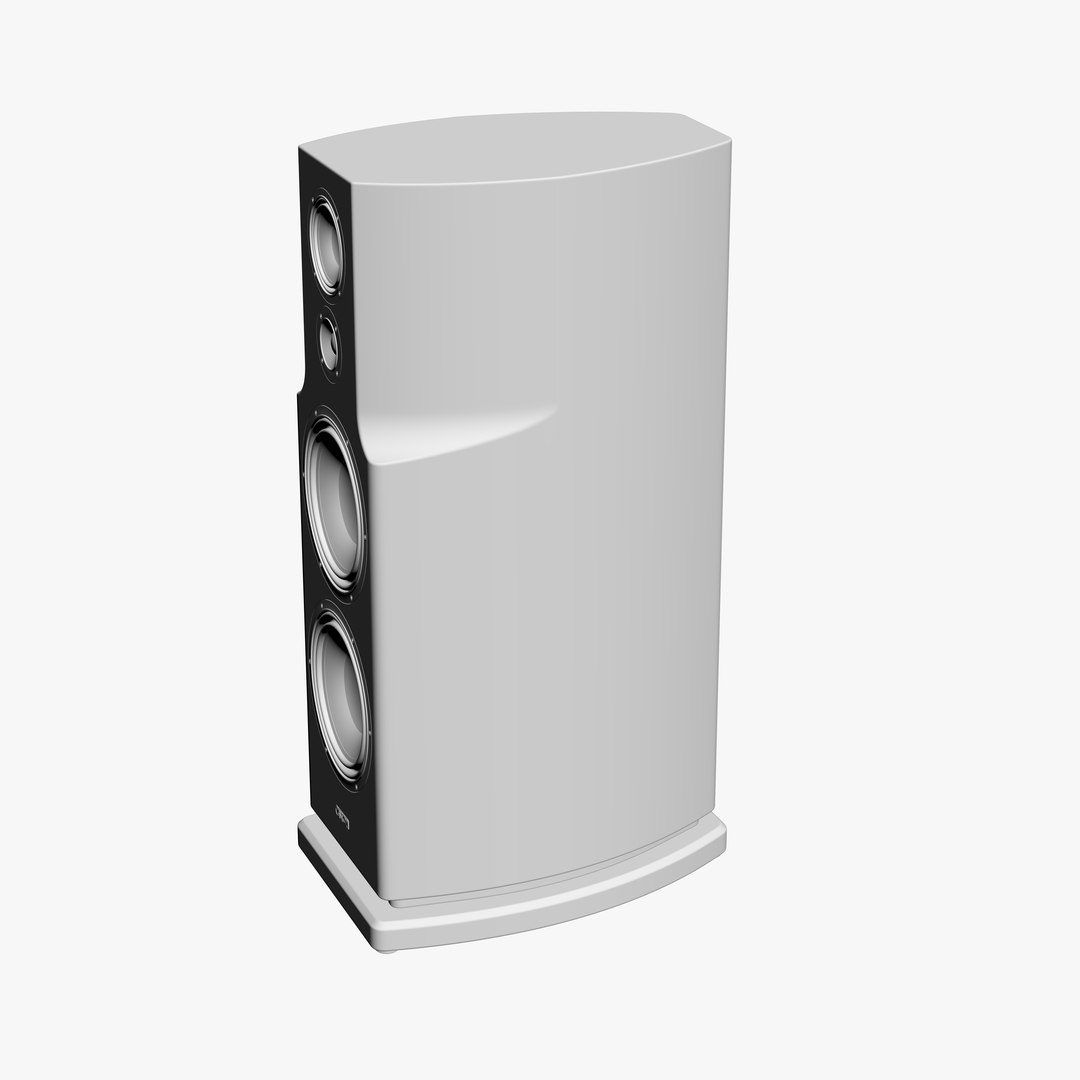 Canton Reference 1K Piano Gloss White 3D - TurboSquid 2112798