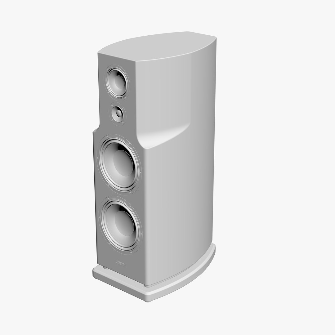 Canton Reference 1K Piano Gloss White 3D - TurboSquid 2112798