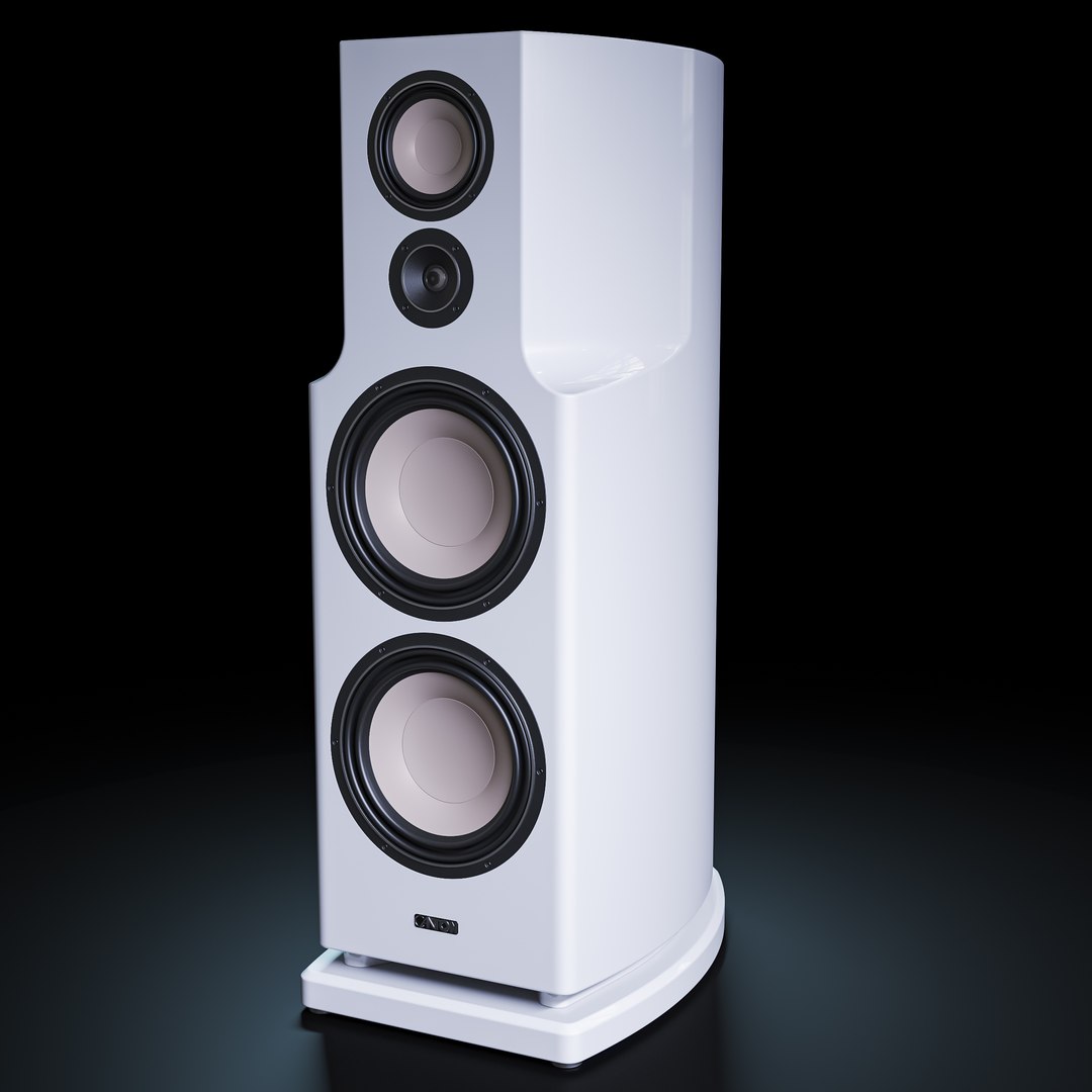 Canton Reference 1K Piano Gloss White 3D - TurboSquid 2112798