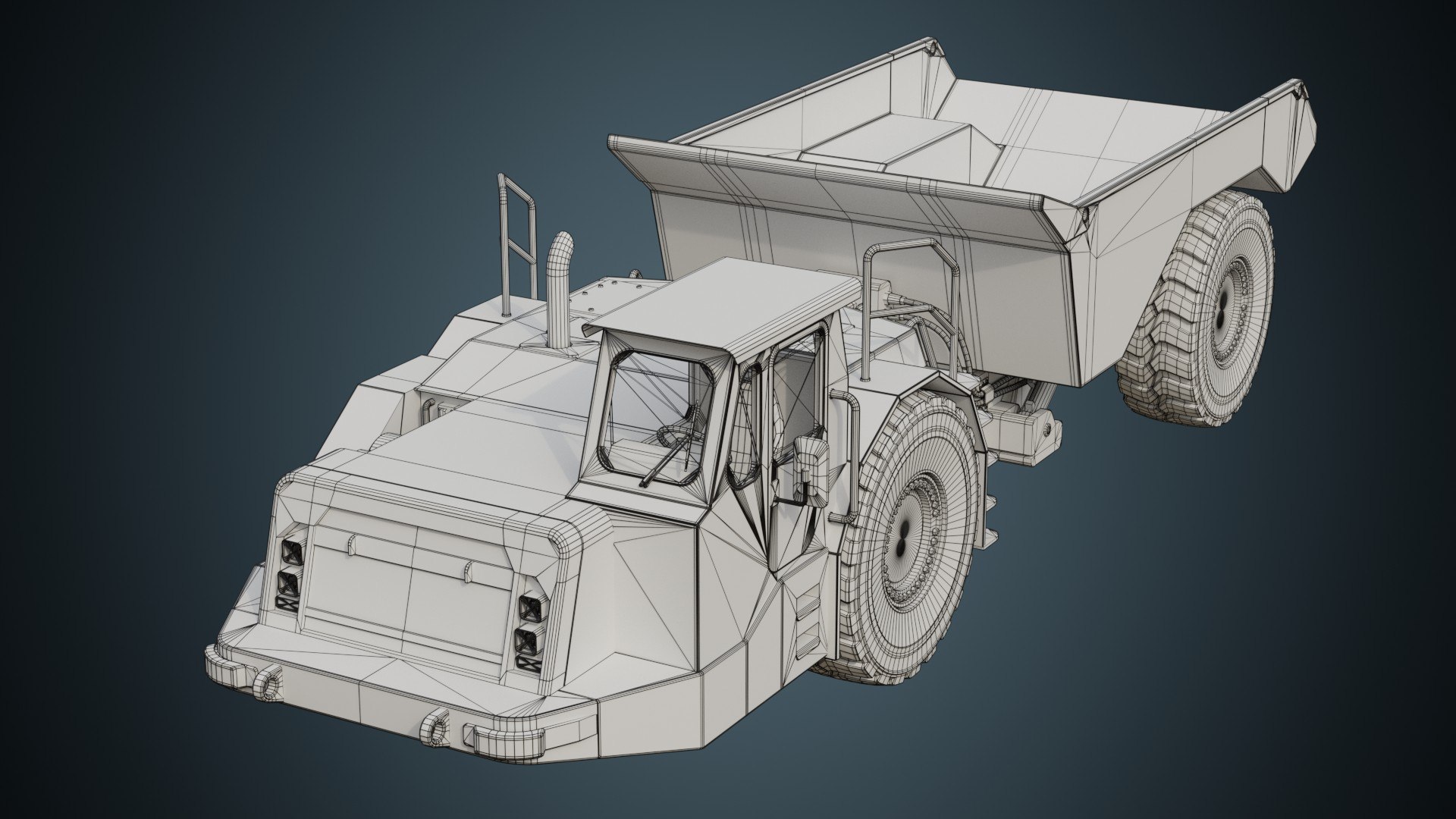 3D Mining Truck 1B Model - TurboSquid 2200794
