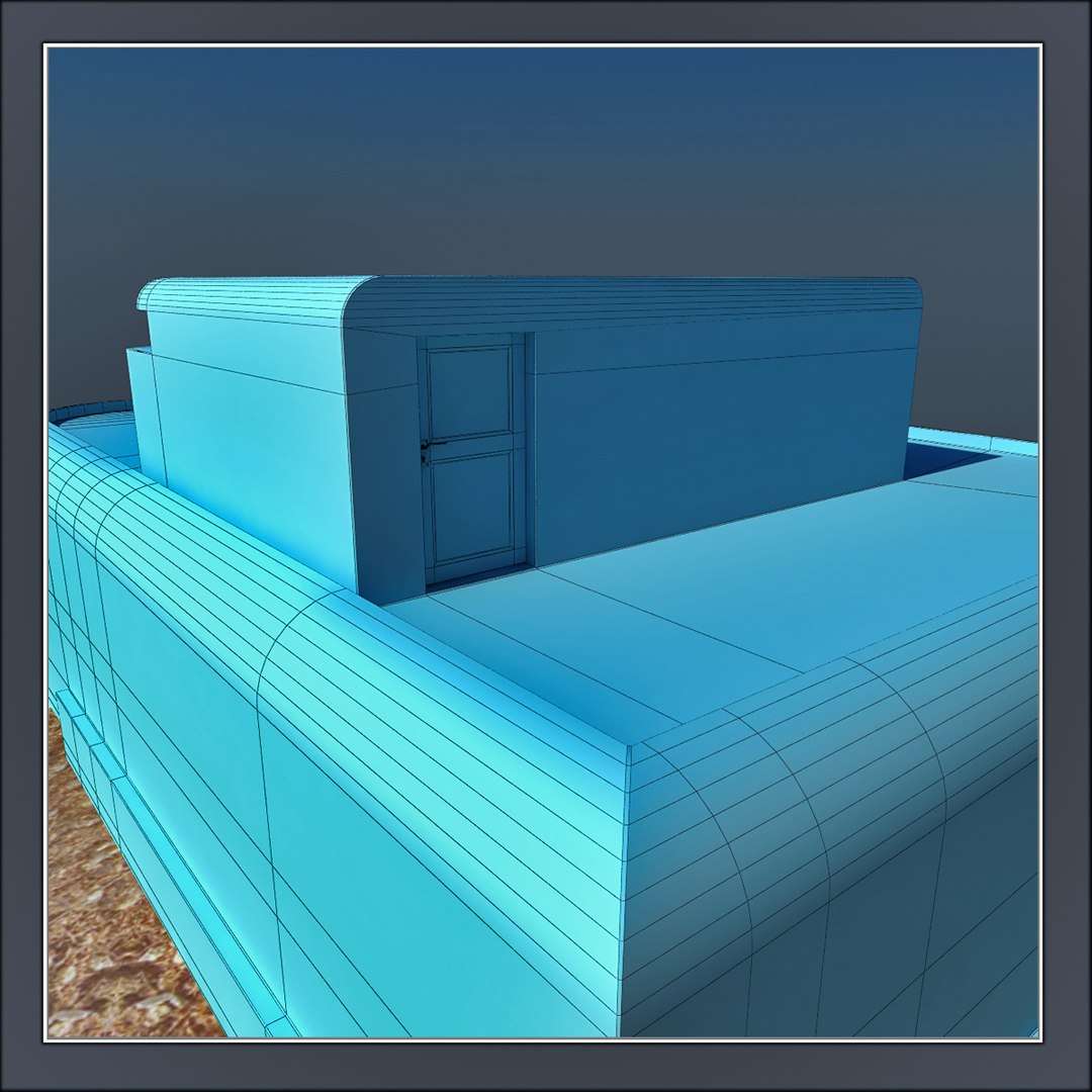 3d Model Of Ww2 Bunker M2 Browning