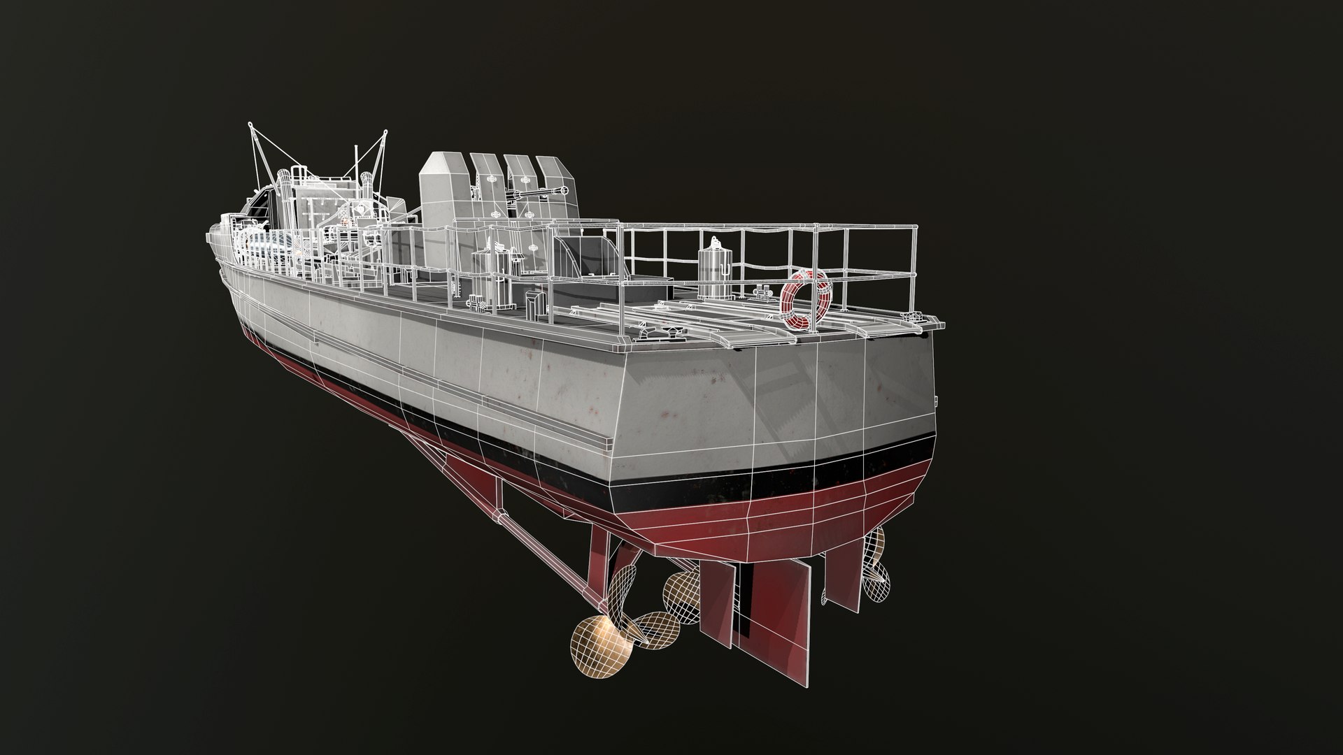 Boat Torpedo 3D Model - TurboSquid 1643181